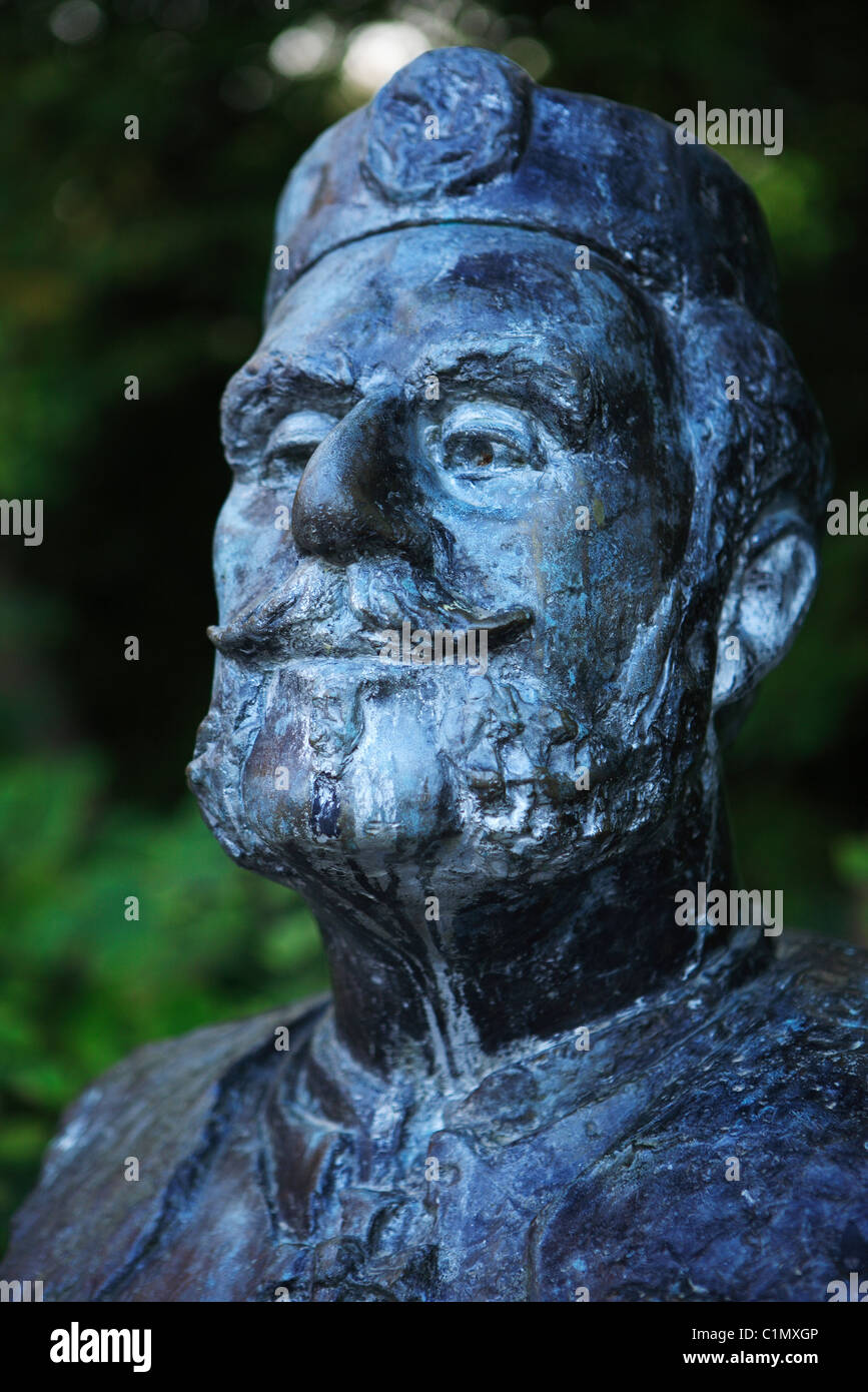 Montenegro, Adriatic coast, Bar, Nicolas' statue Stock Photo - Alamy