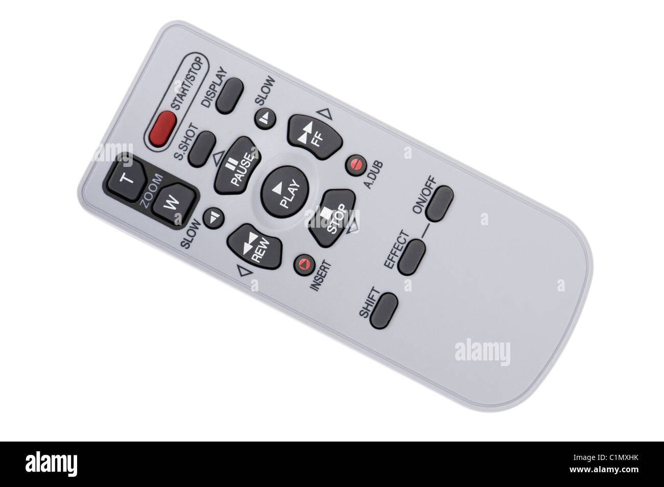 object on white - remote control close up Stock Photo - Alamy