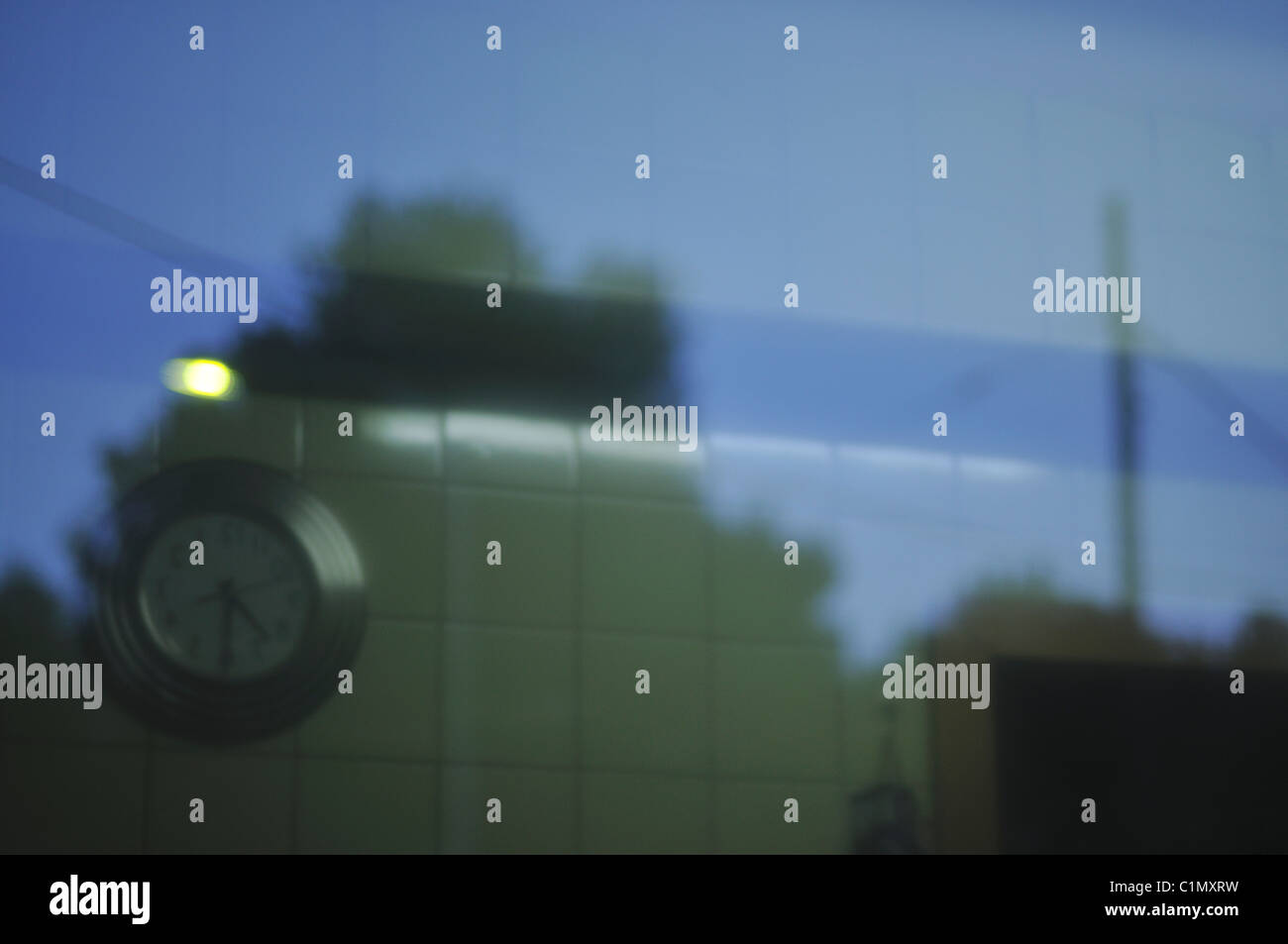 Dawning seen through a window Stock Photo - Alamy