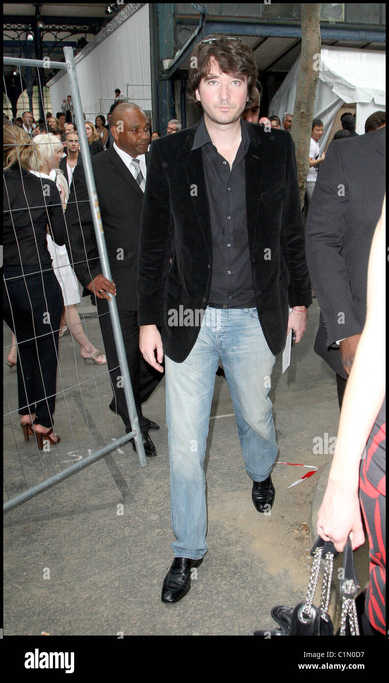 Antoine and Julie Arnault arrive for the Dior fashion show at Paris ...