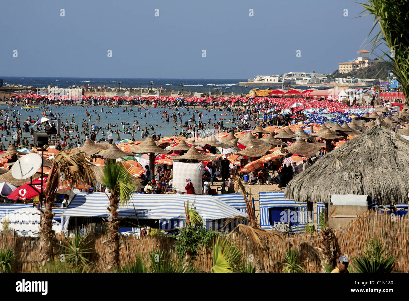 Egypt, the Mediterranean coast, Alexandria, Miami beach Stock Photo - Alamy