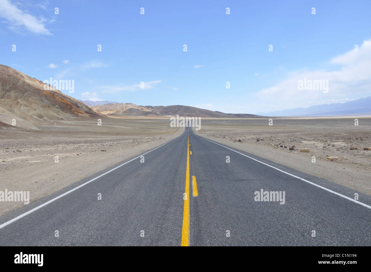 Road highway freeway scenic death valley national park hi-res stock ...
