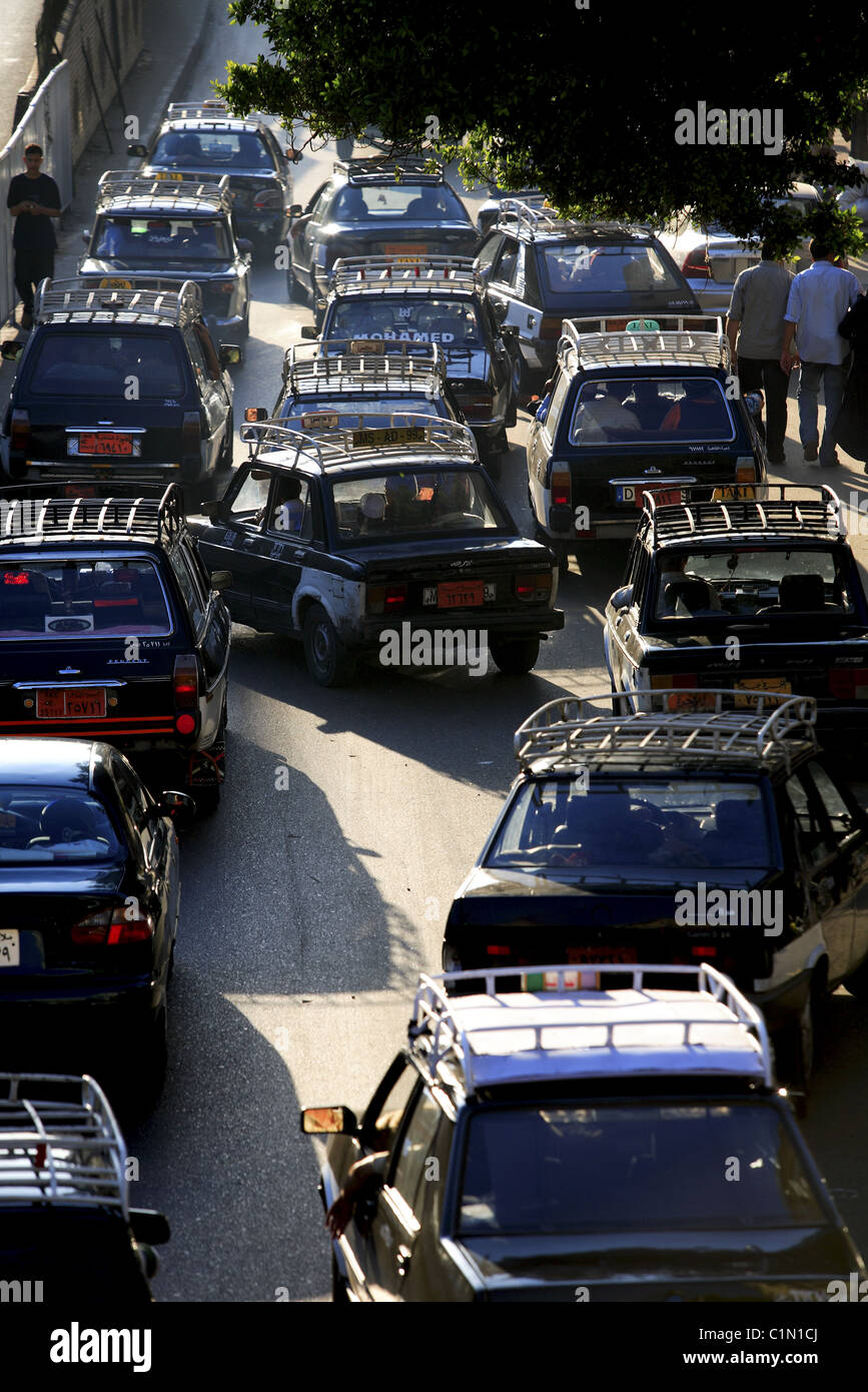 Cairo traffic jam hi-res stock photography and images - Alamy
