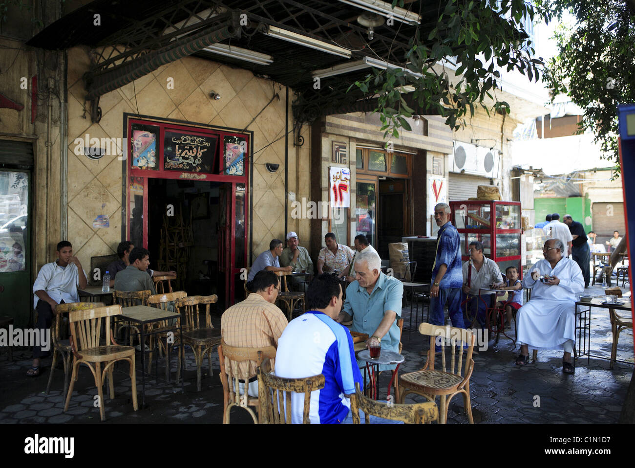 Restaurant terrace cairo hi-res stock photography and images - Alamy