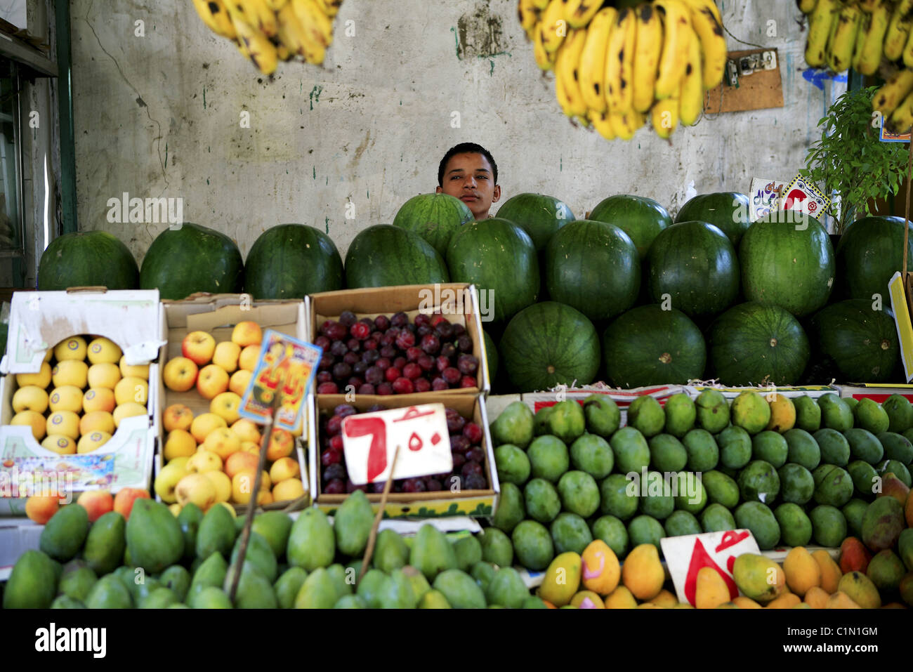 Watermelon salesman hi-res stock photography and images - Alamy