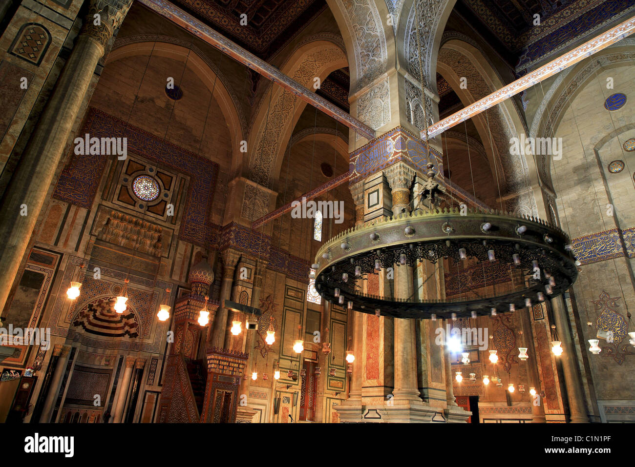 Egypt, Cairo, downtown, El Rifaï mosque Stock Photo - Alamy