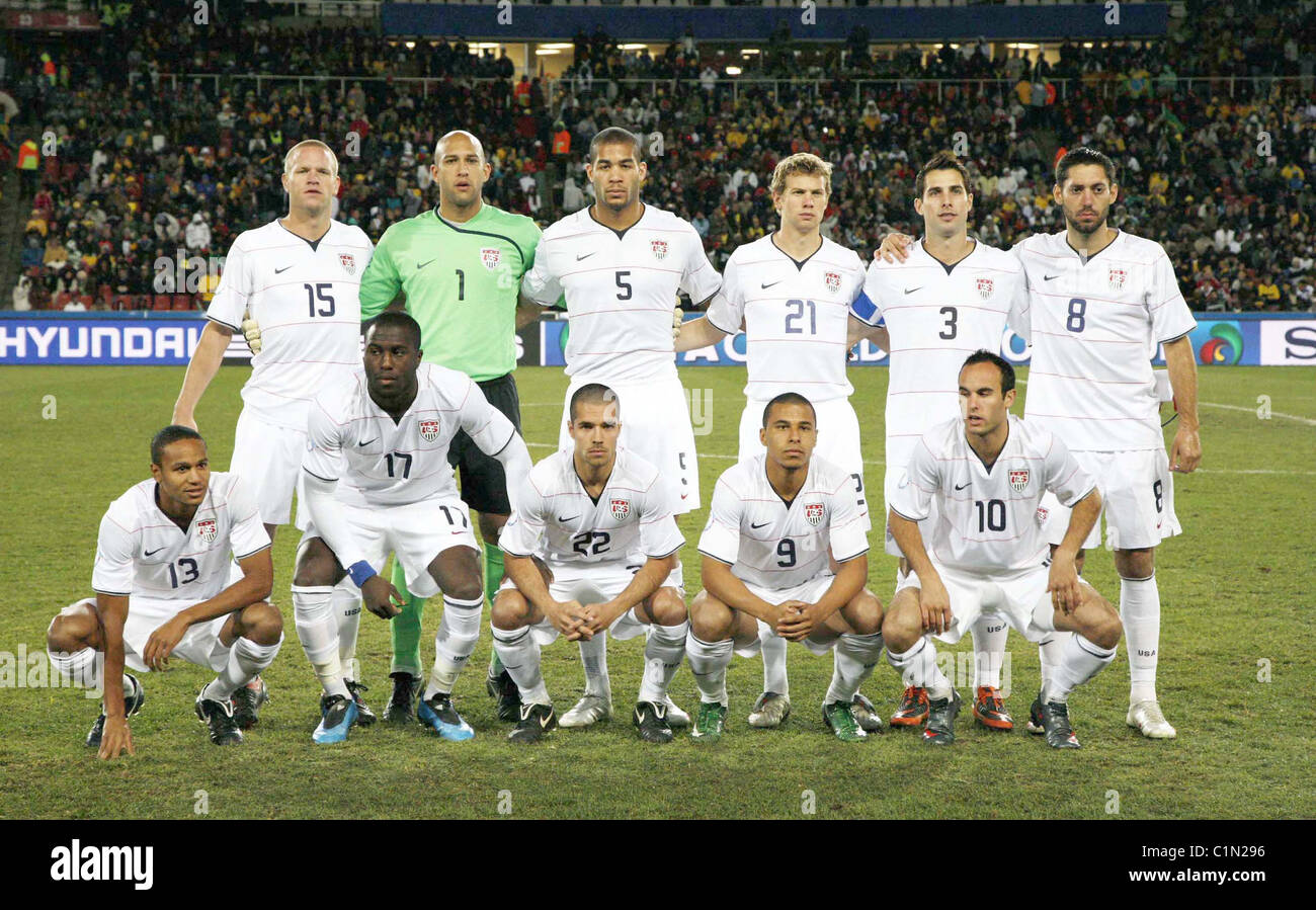 The USA team USA v Brazil - FIFA Confederation Cup Final Johannesburg ...