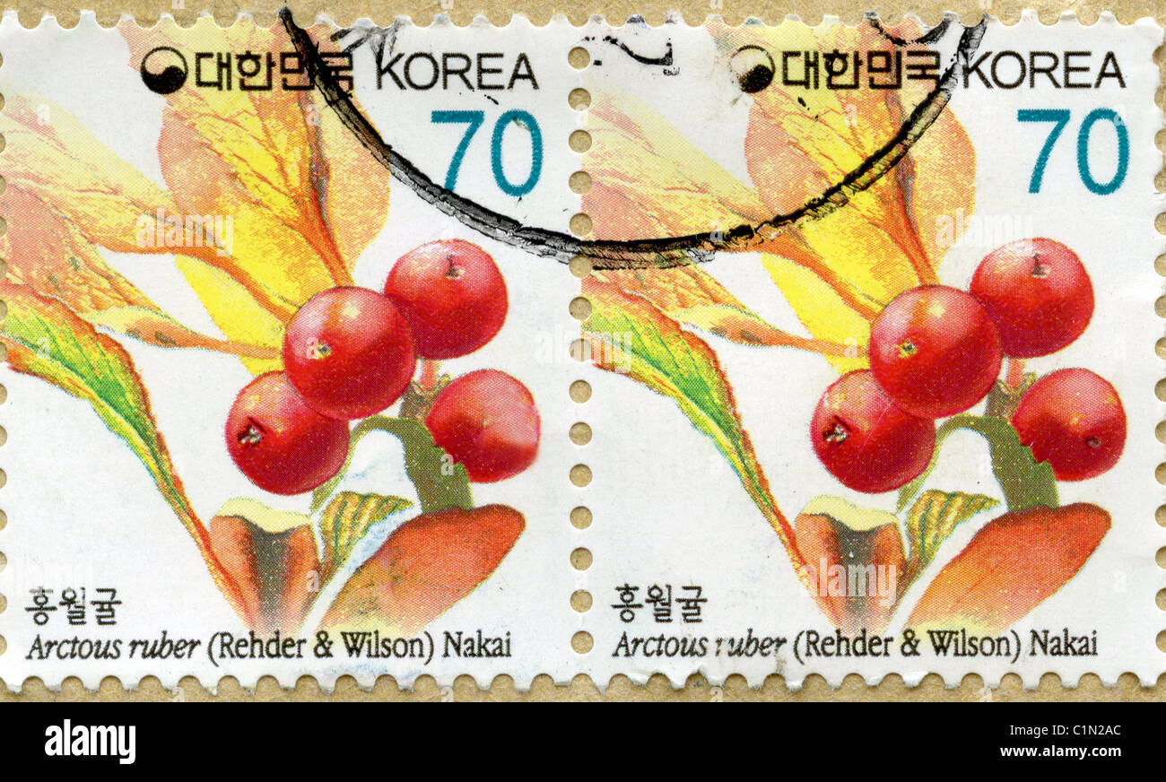 Korean postage stamp hi-res stock photography and images - Alamy