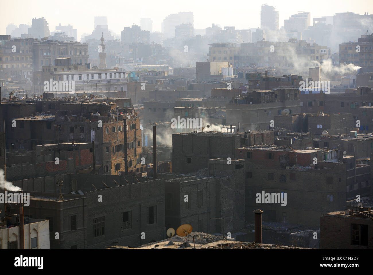 Egypt, Cairo, downtown, overview of the old city Stock Photo - Alamy