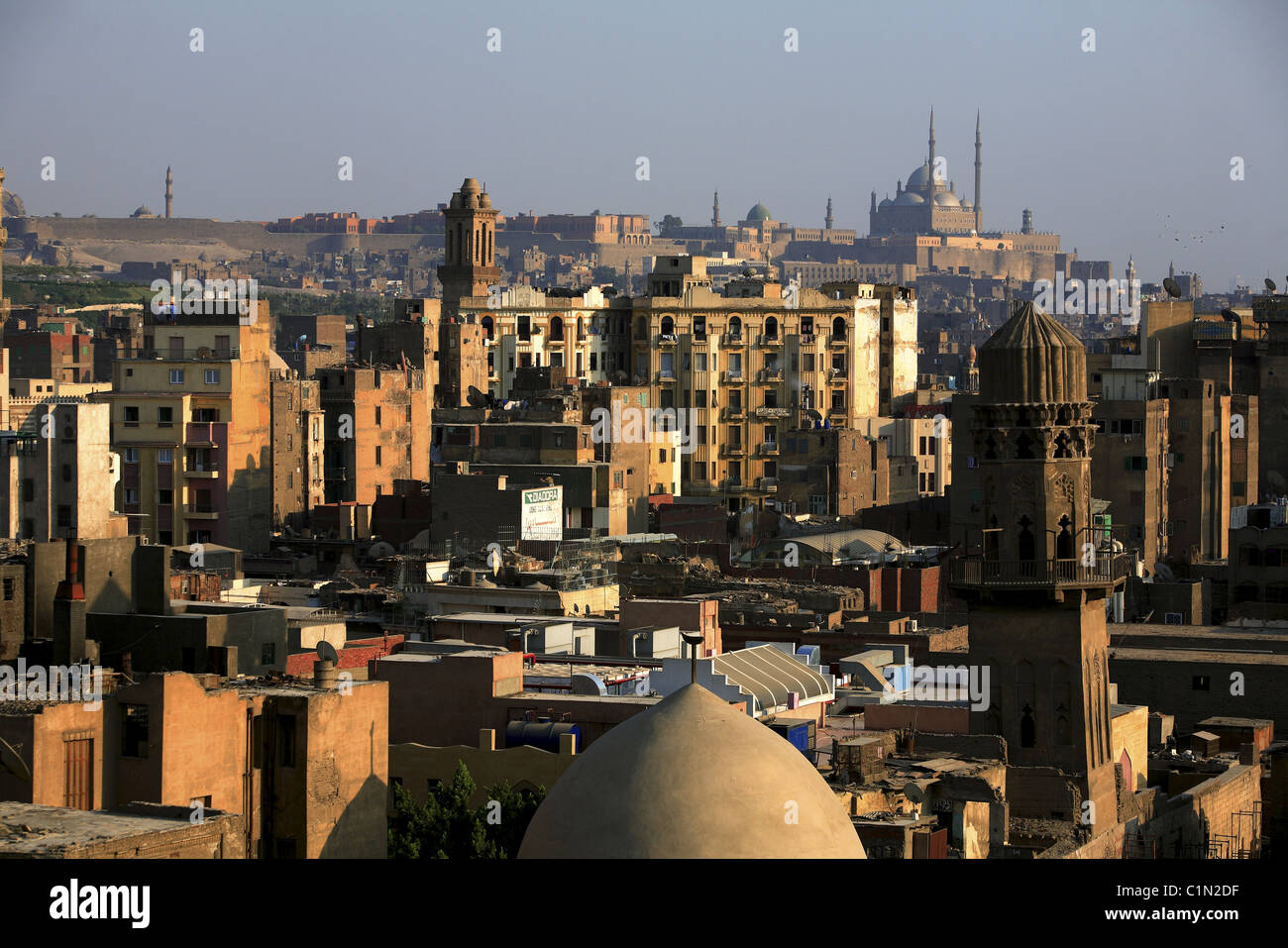 Egypt, Cairo, downtown, overview of the old city Stock Photo - Alamy