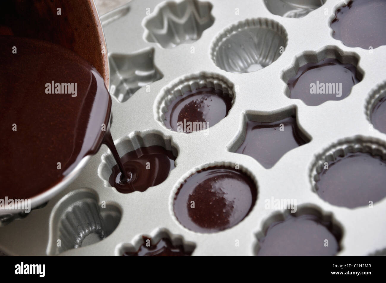 Chocolate making process hi-res stock photography and images - Alamy