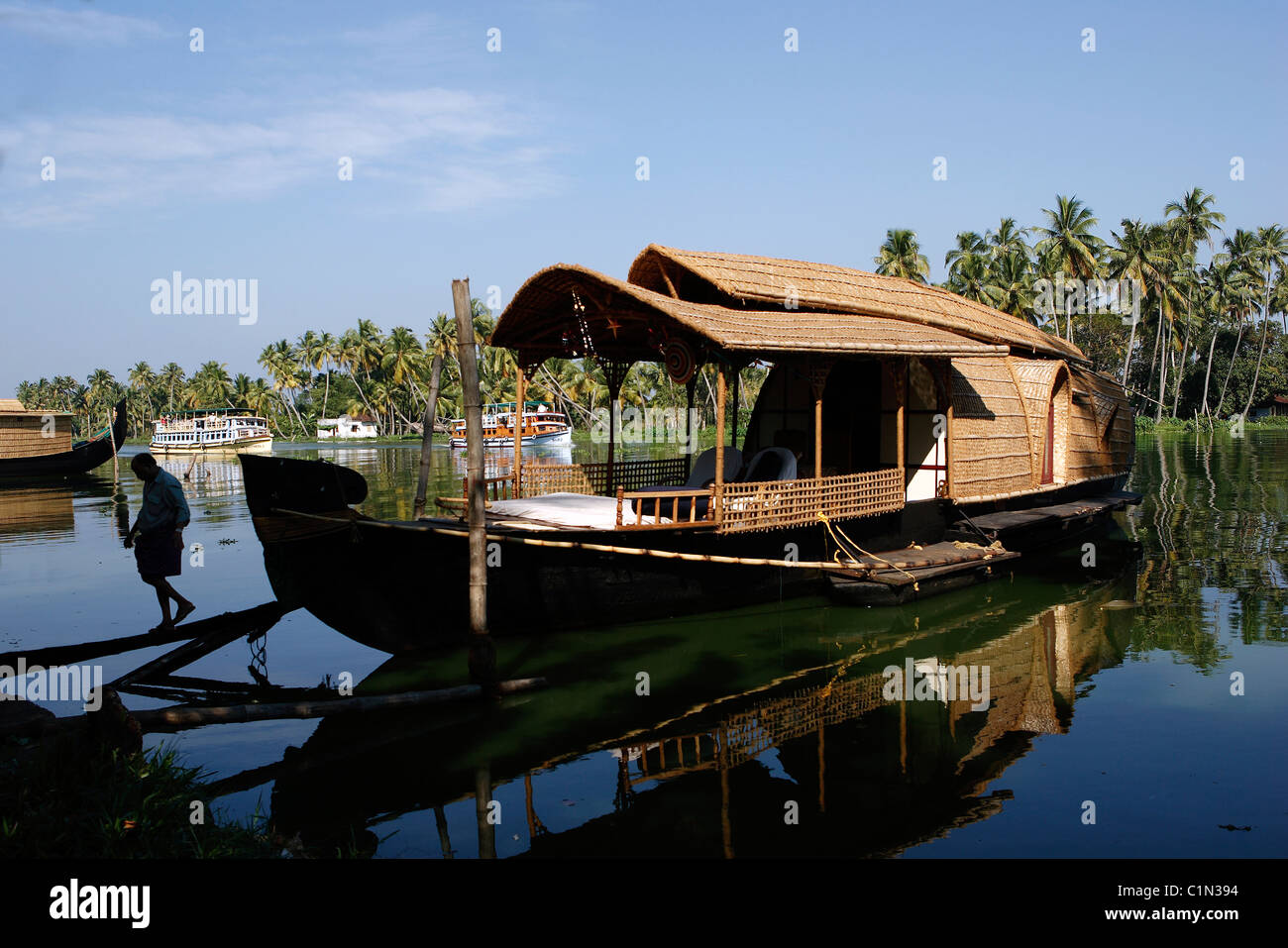 India, Kerala, Allepey, Backwaters Stock Photo - Alamy