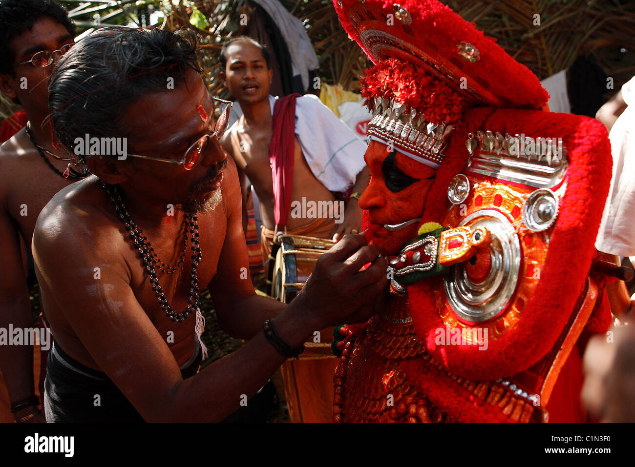 India, Kerala, the ritual ceremony of Teyyam Stock Photo - Alamy