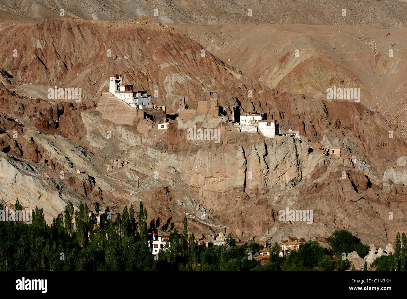 India, Jammu and Kashmir, Ladakh, Indus valley, Basgo Gompa (monastary ...