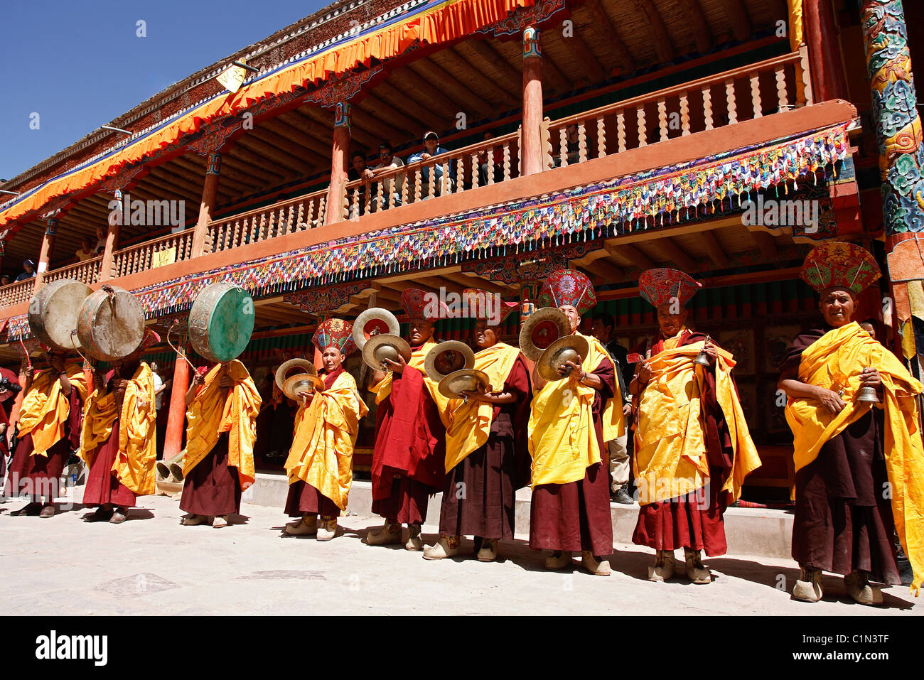 India, Jammu and Kashmir, Ladakh, Indus valley, Hemis Gompa (monastery ...
