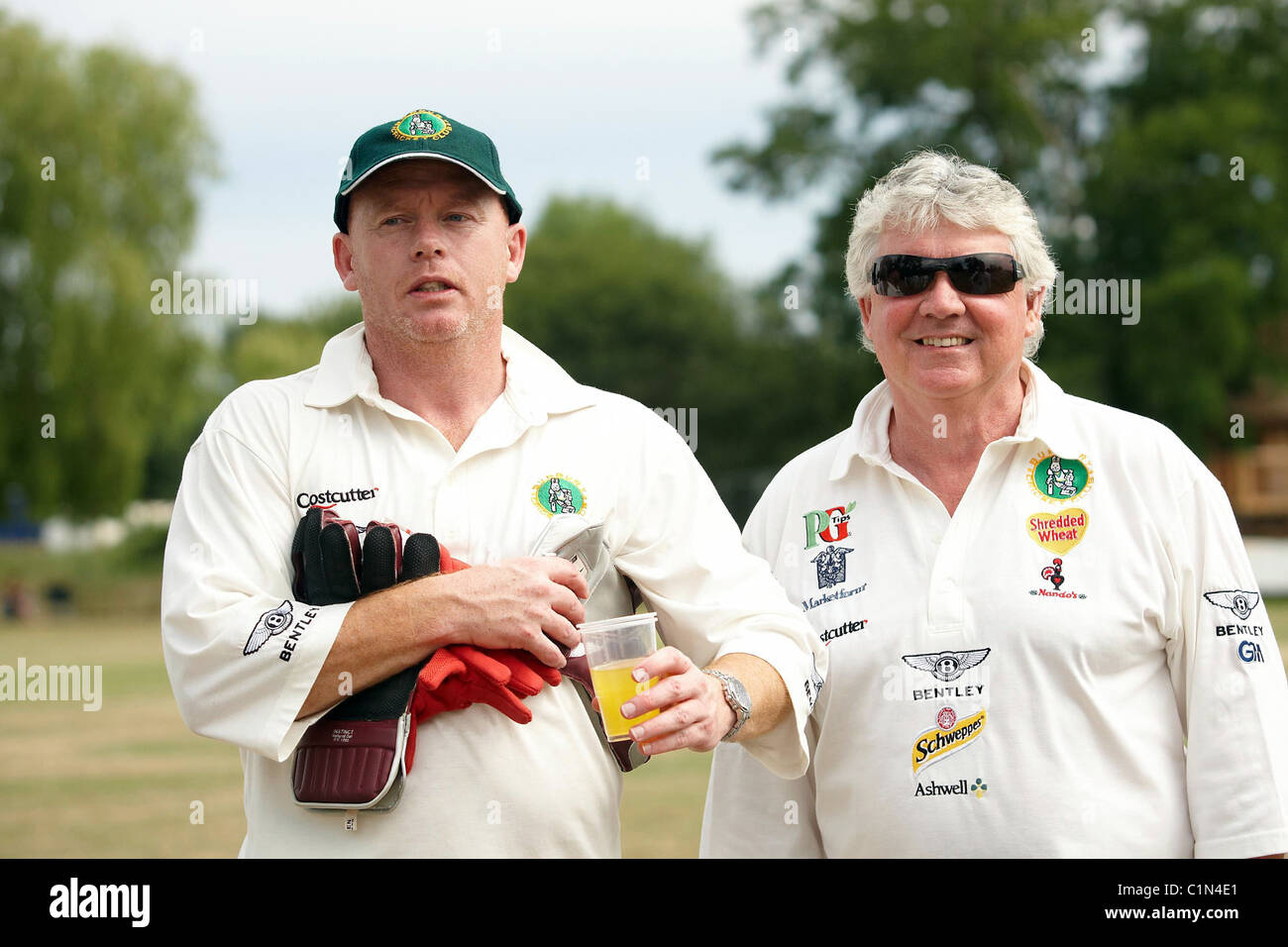 Joe Kinnear and Perry Groves At the Bunbury charity cricket match at ...