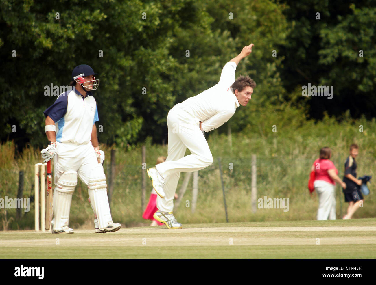 Matt Thomson (son of Australian fast bowler Jeff Thomson) bowling At ...