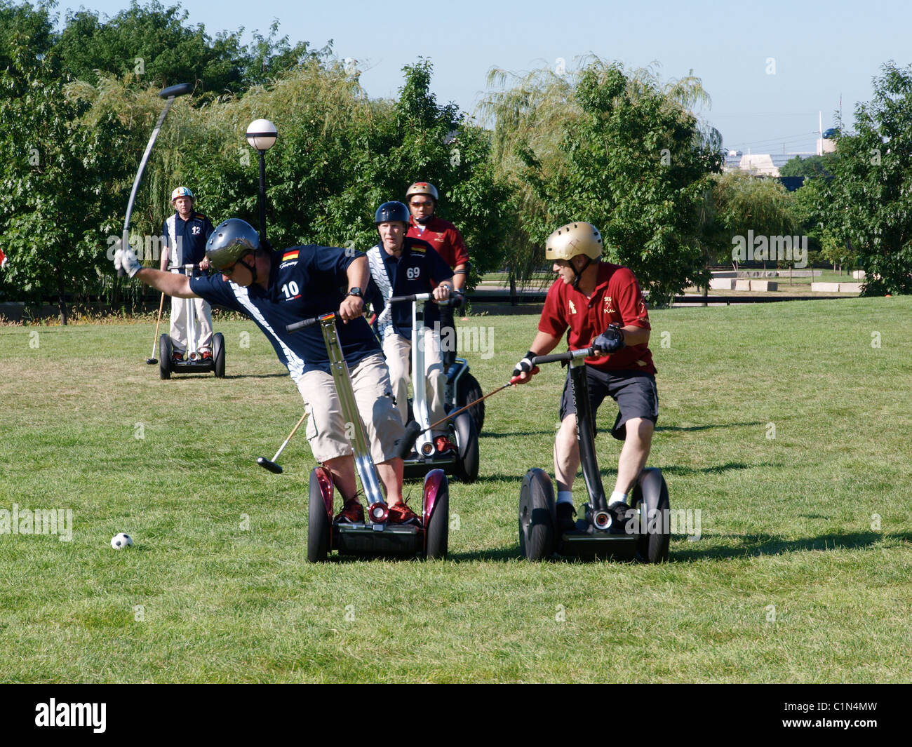 IT'S SEGWAY POLO! Sport lovers get to grips with a modernised version ...