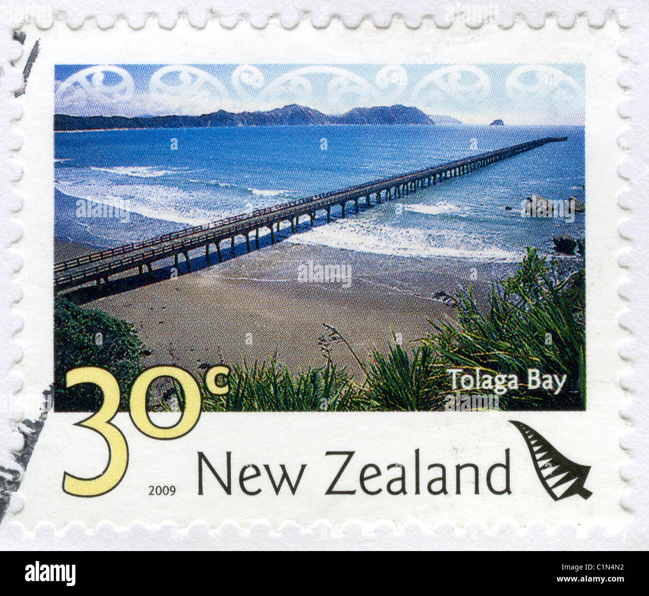 New Zealand postage stamp Stock Photo - Alamy