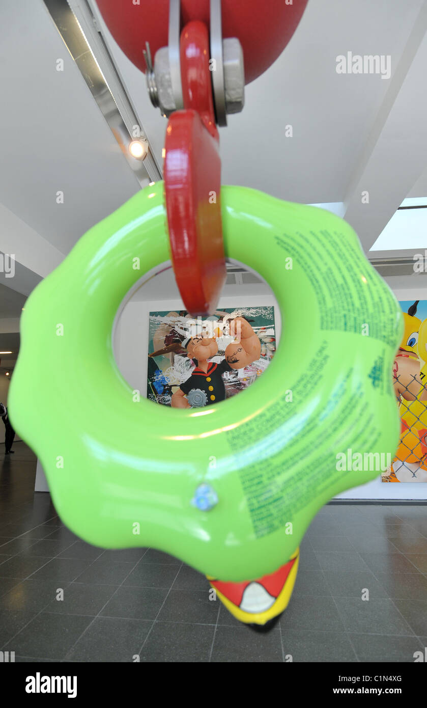 Popeye Train (2009) Jeff Koons: Popeye Series - press view held at the ...