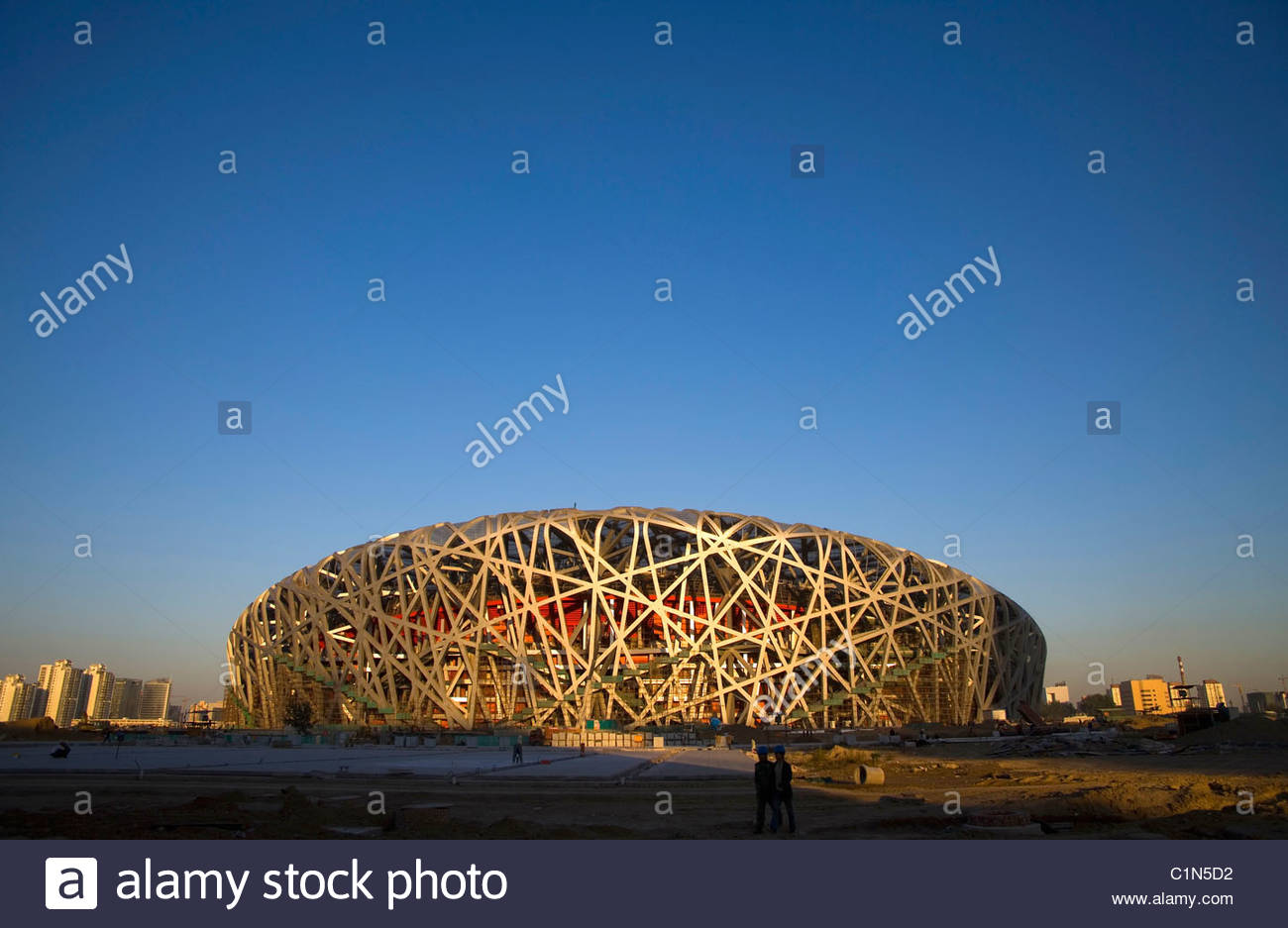 Beijing National Stadium Bird's Nest Stock Photos & Beijing National ...