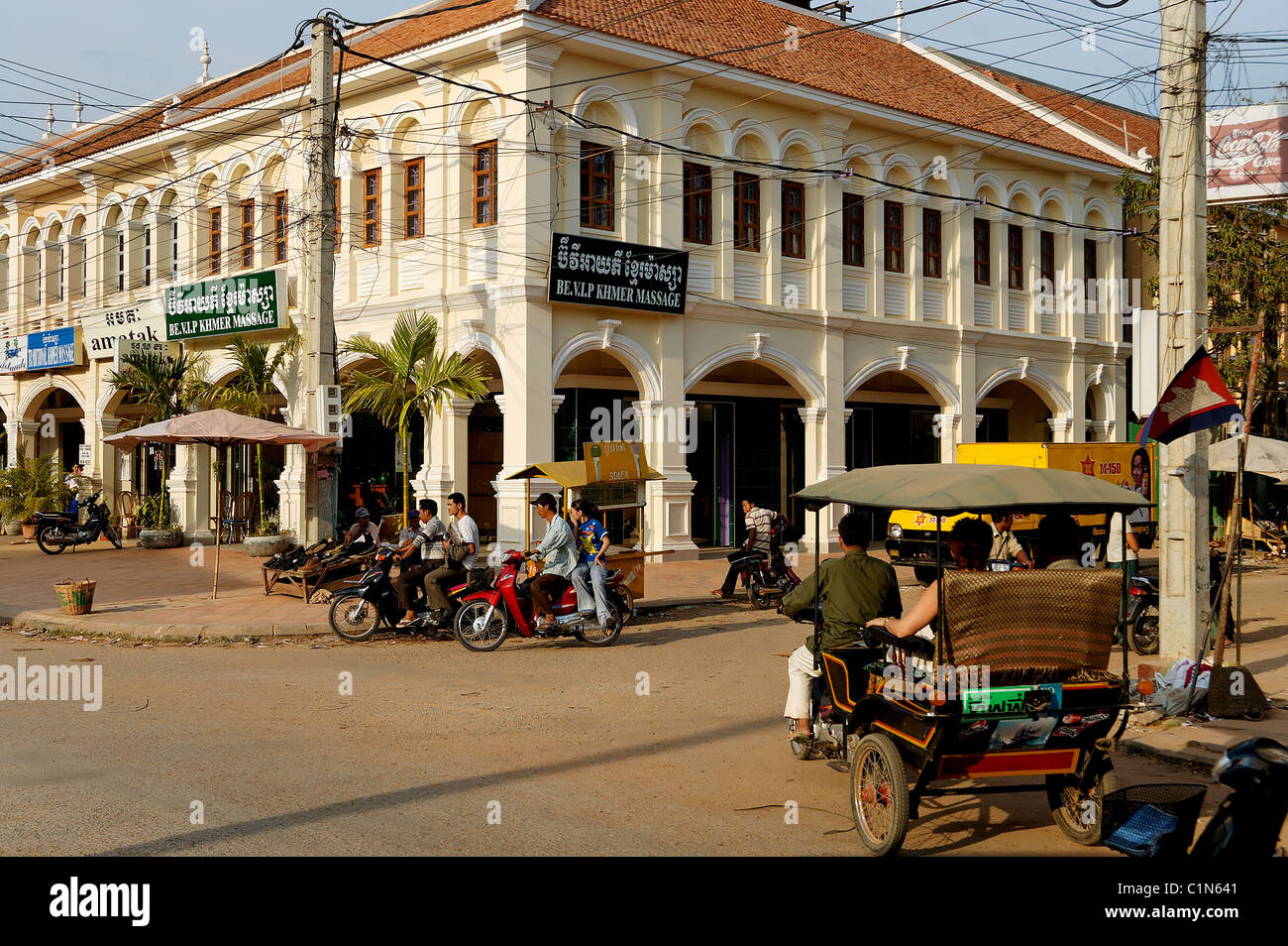 Cambodia, Siem Reap city Stock Photo - Alamy