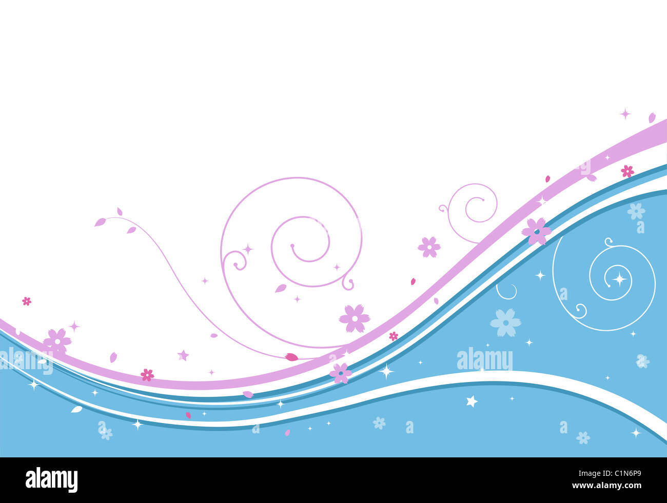 Illustration of a Wedding Background with an Abstract Design Stock ...