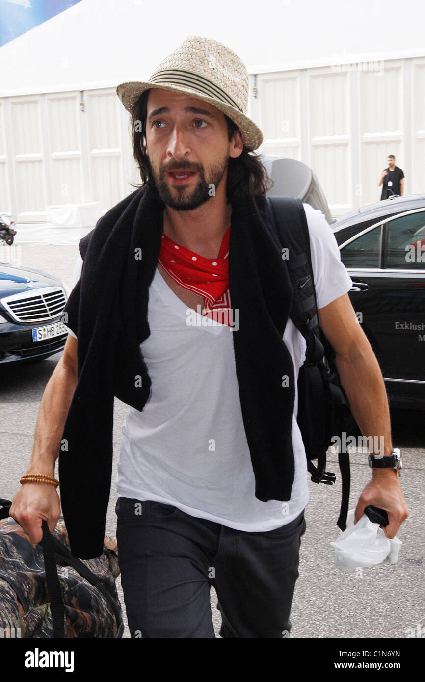 Adrien Brody arriving at Hotel de Rome Mercedes Benz Fashion Week ...