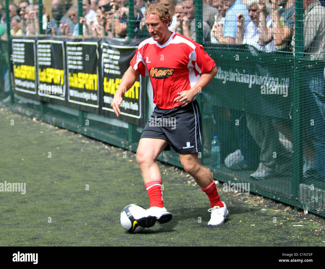 Ray Palour 'Talksport Radio Football Match' between teams from the ...