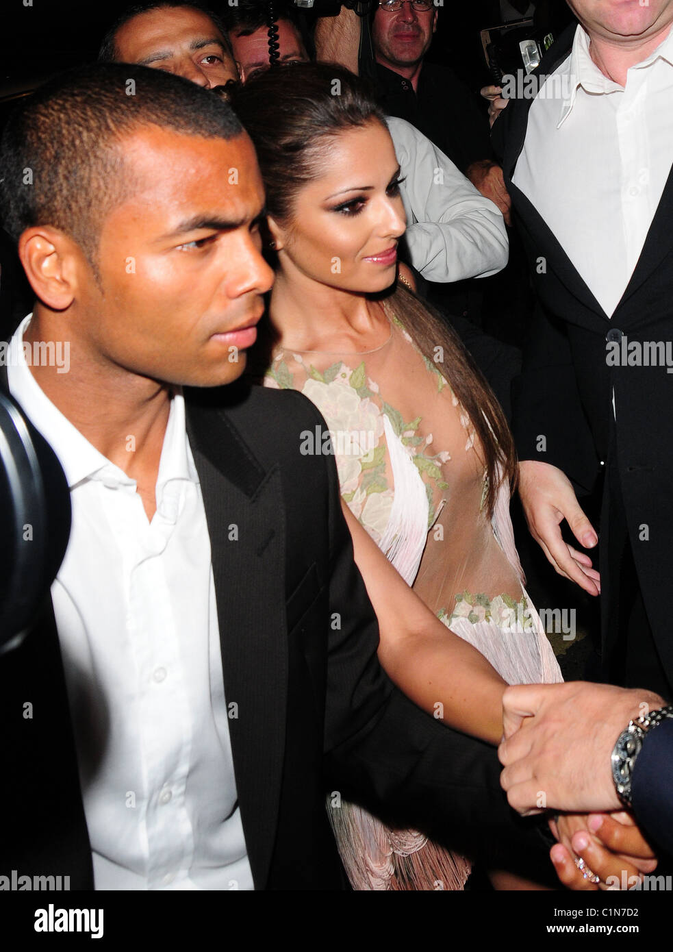 Cheryl Cole and Ashley Cole leaving their hotel heading for Vanilla to ...