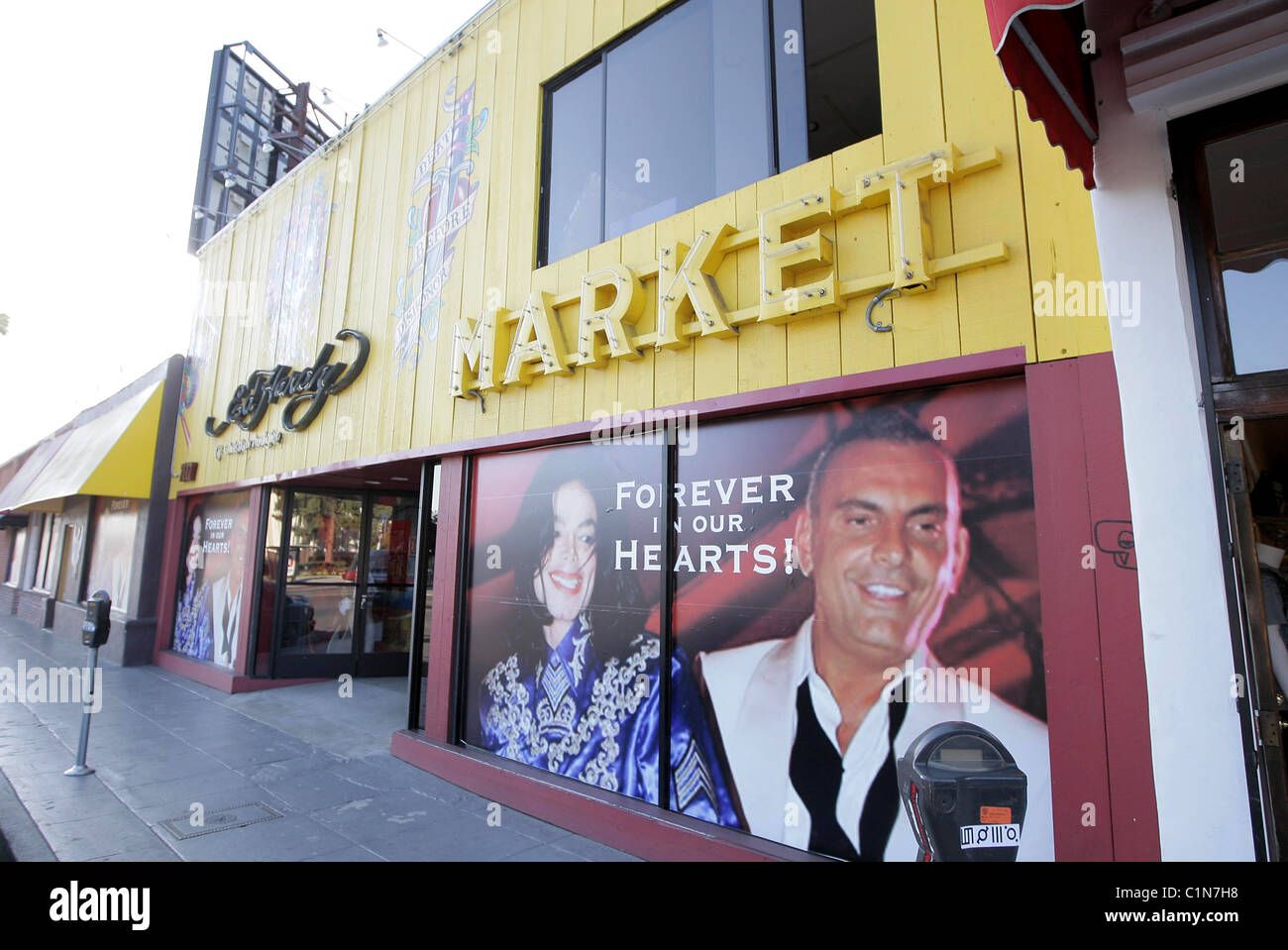 Atmosphere Michael Jackson is remembered with a tribute at the Ed Hardy ...
