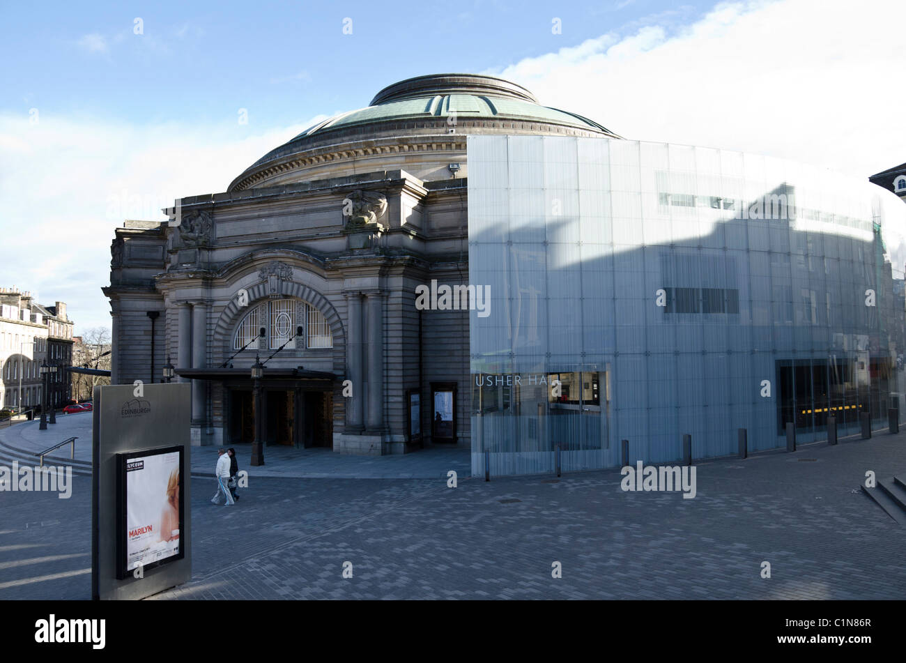The recently upgraded Usher Hall (concert hall) in Edinburgh, Scotland ...