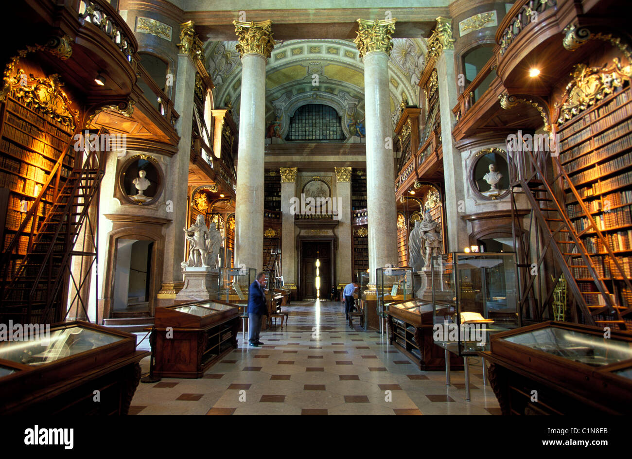Austria, Vienna, National Library Stock Photo - Alamy