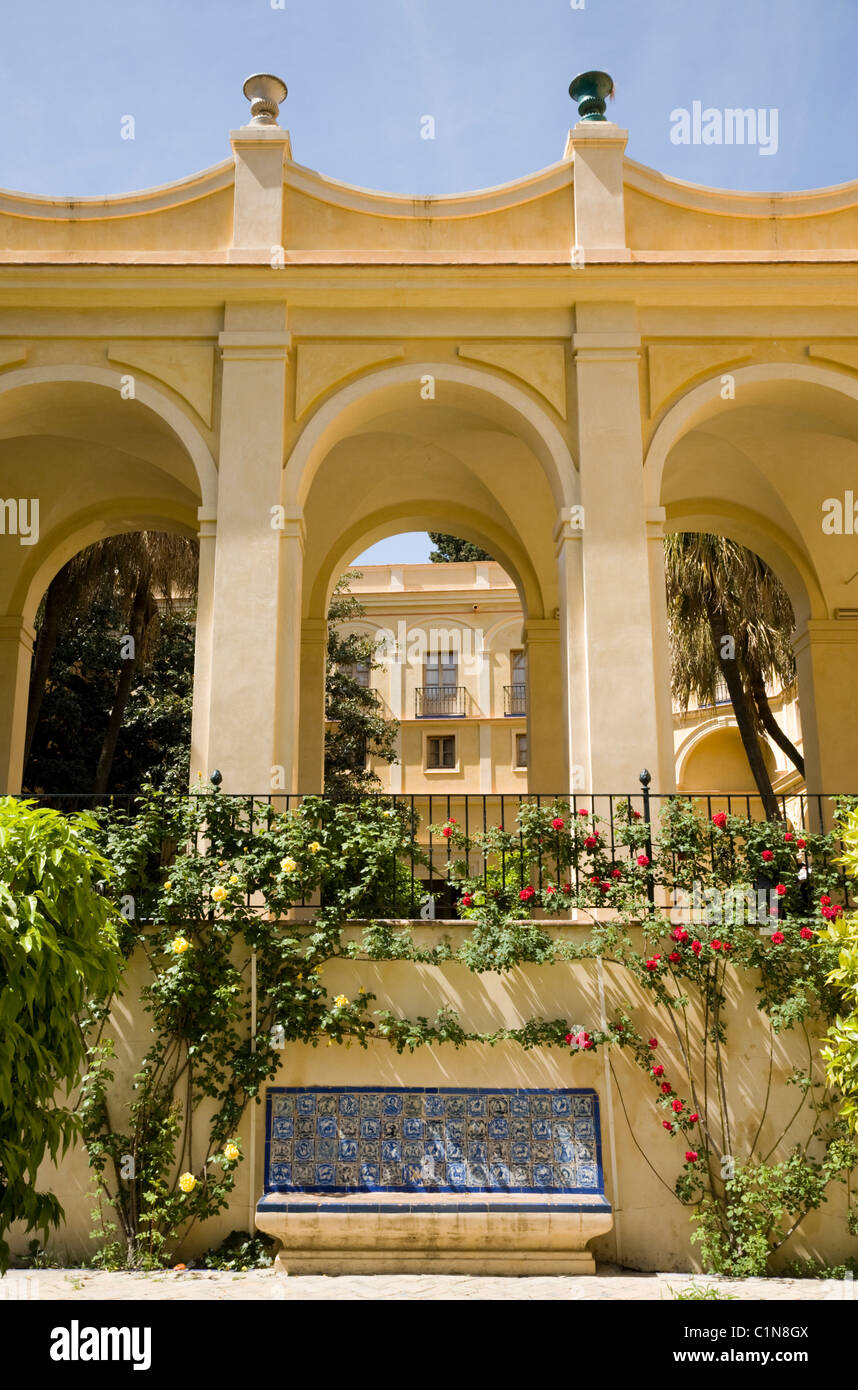 Grand & impressive covered garden walkway / path in grounds / gardens ...