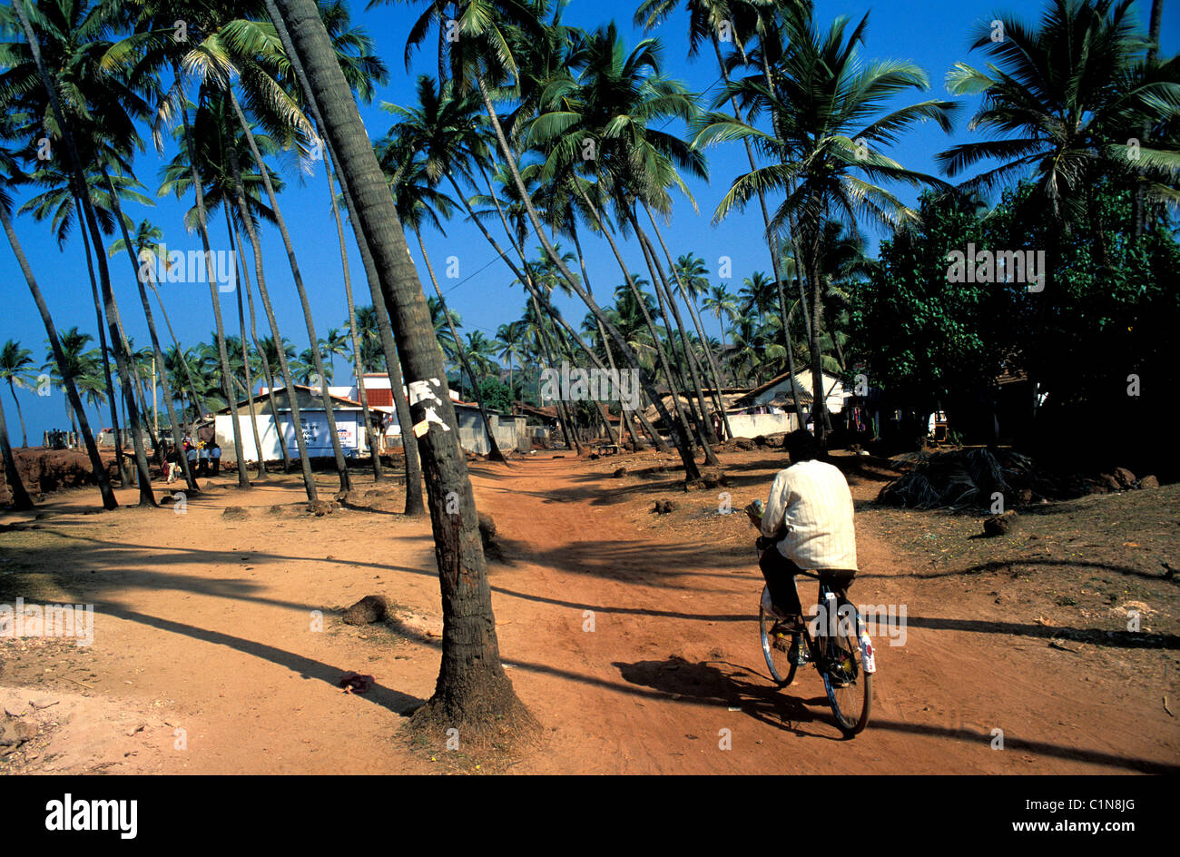 India, Goa, Anjuna Beach Stock Photo - Alamy