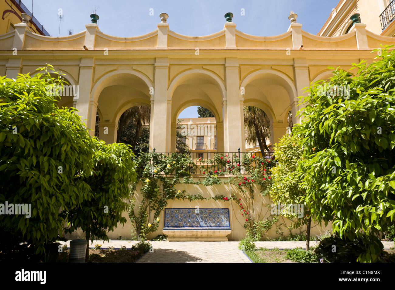 Grand & impressive covered garden walkway / path in grounds / gardens ...