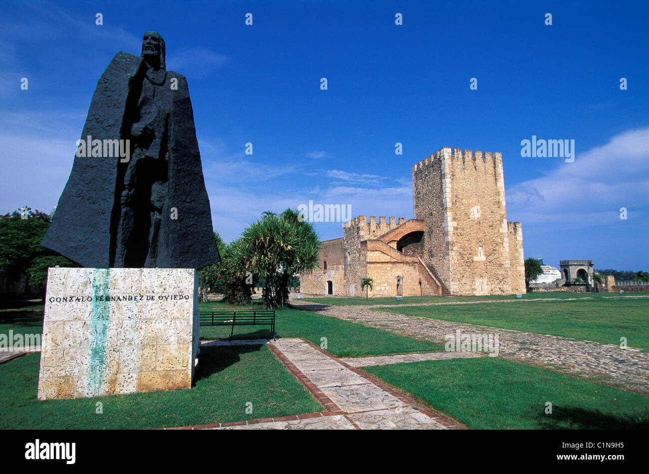 Dominican Republic, Santo Domingo, Ozama fortress, Tower of Homage ...