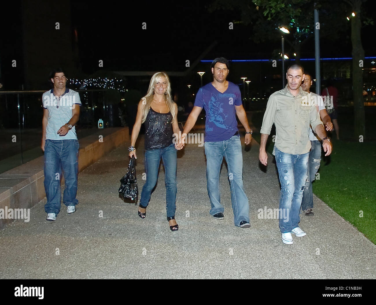 Everton footballer nuno valente girlfriend hi-res stock photography and ...