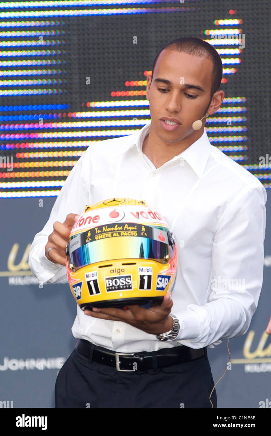 Lewis Hamilton F1 Team Maclaren-Mercedes driver at the launch of the ...