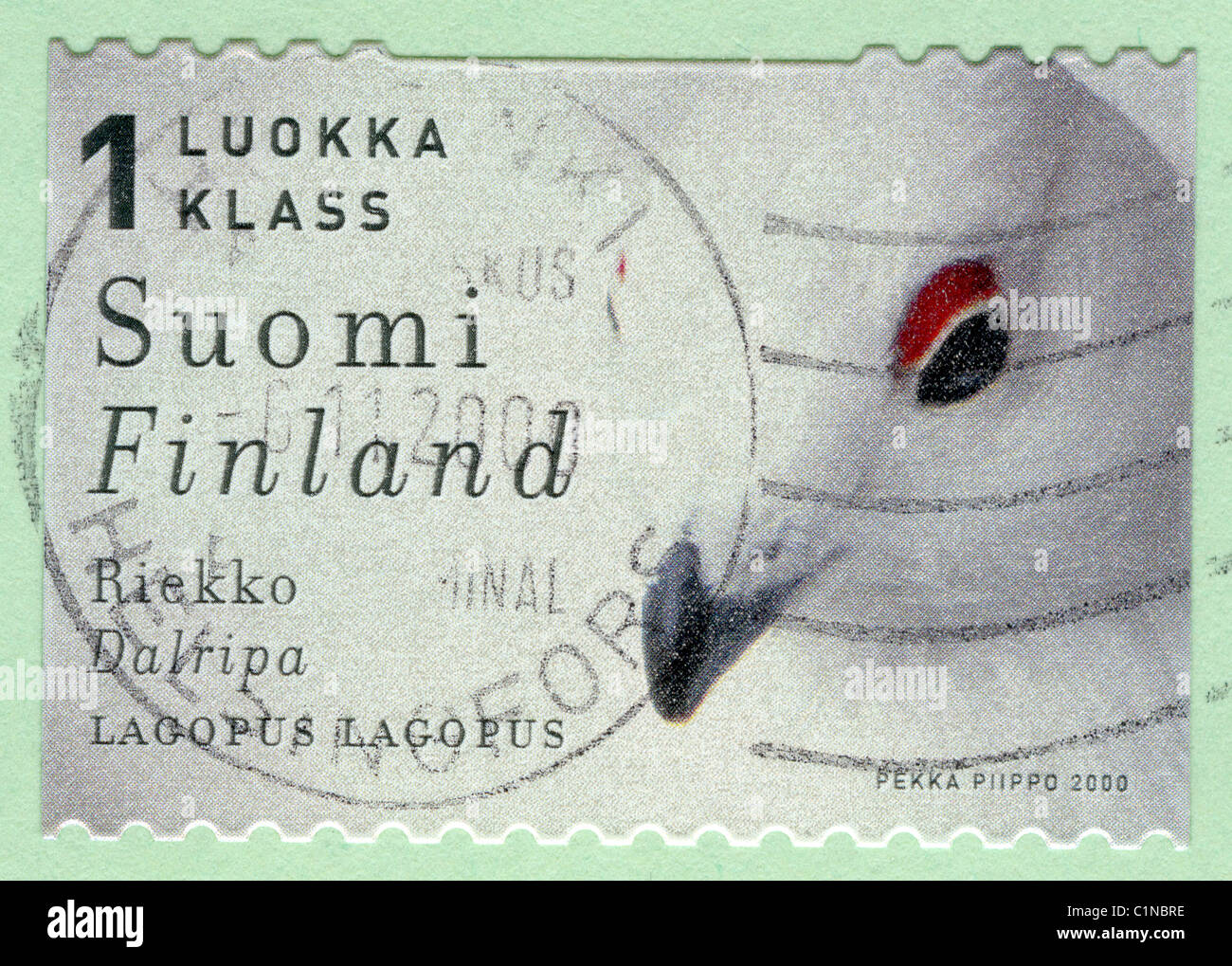 Finland postage stamp Stock Photo - Alamy