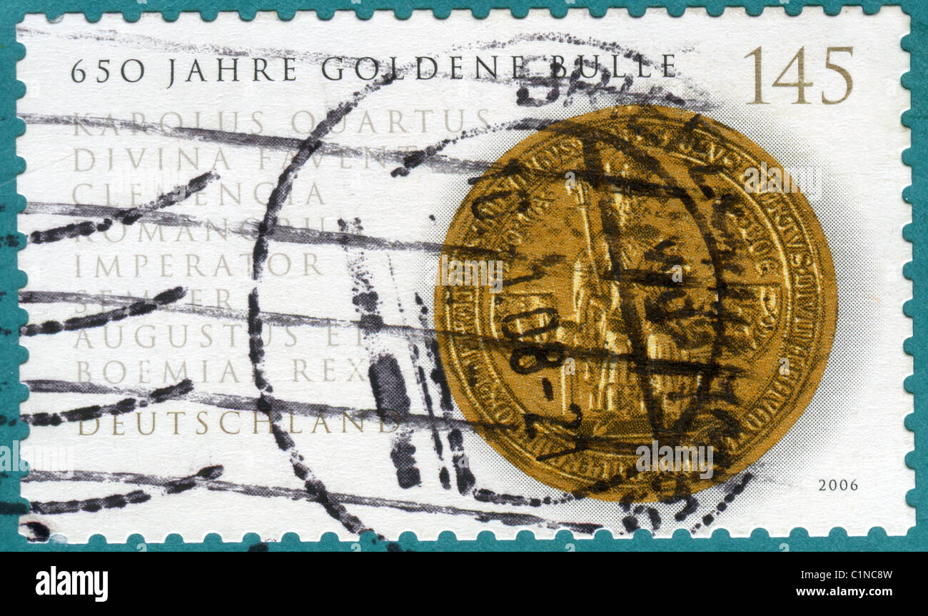 Germany postage stamp Stock Photo - Alamy
