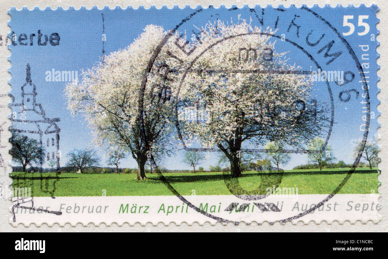 Germany postage stamp Stock Photo - Alamy