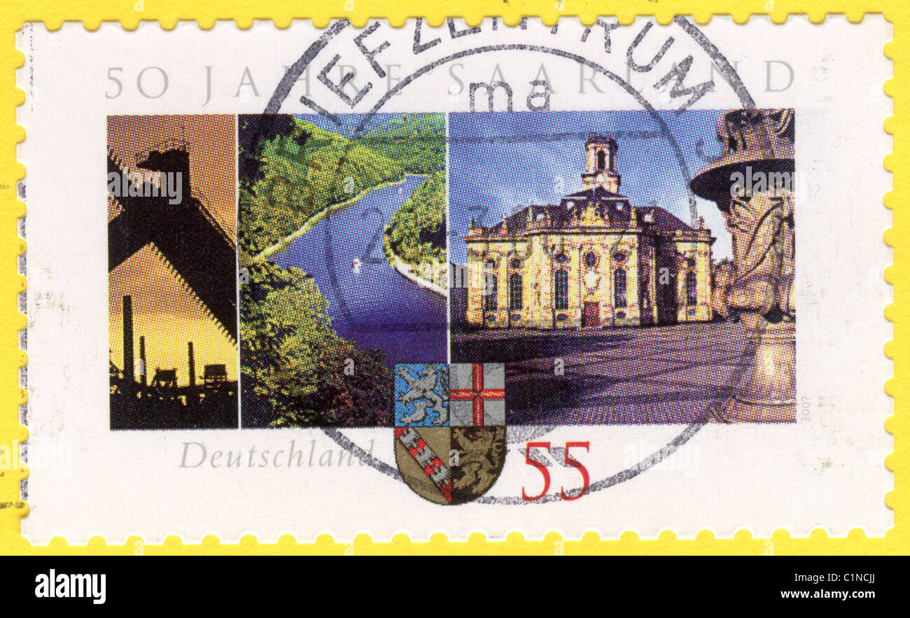 Germany postage stamp Stock Photo - Alamy