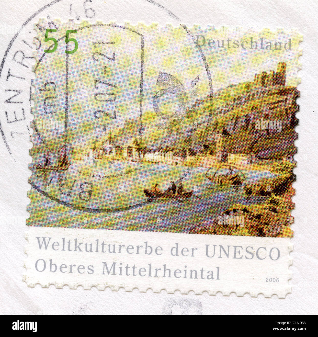 Germany postage stamp Stock Photo - Alamy