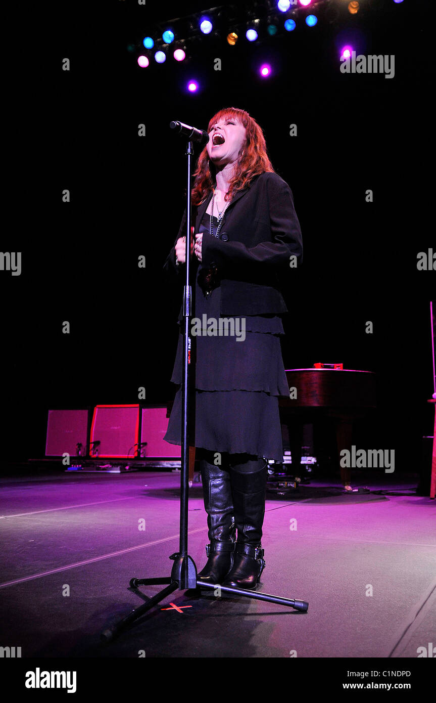Pat Benatar performing in 'Hard Rock Live' concert at the Seminole Hard ...