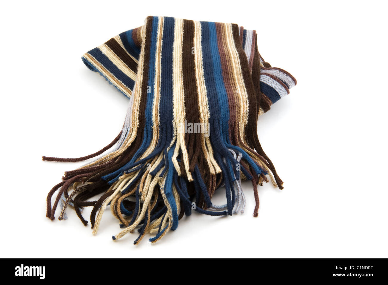 object on white - Scarf close up Stock Photo - Alamy