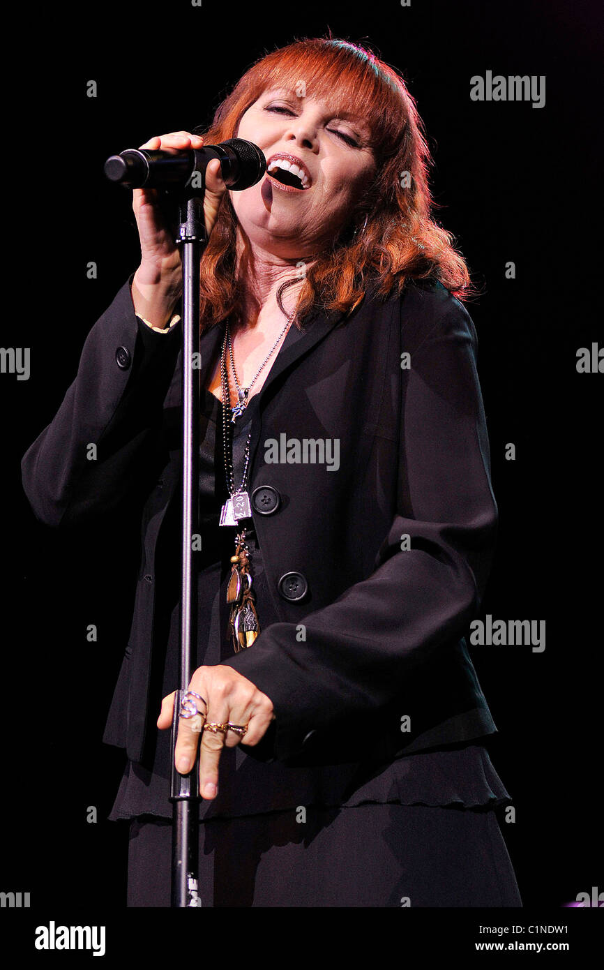 Pat Benatar performing in 'Hard Rock Live' concert at the Seminole Hard ...