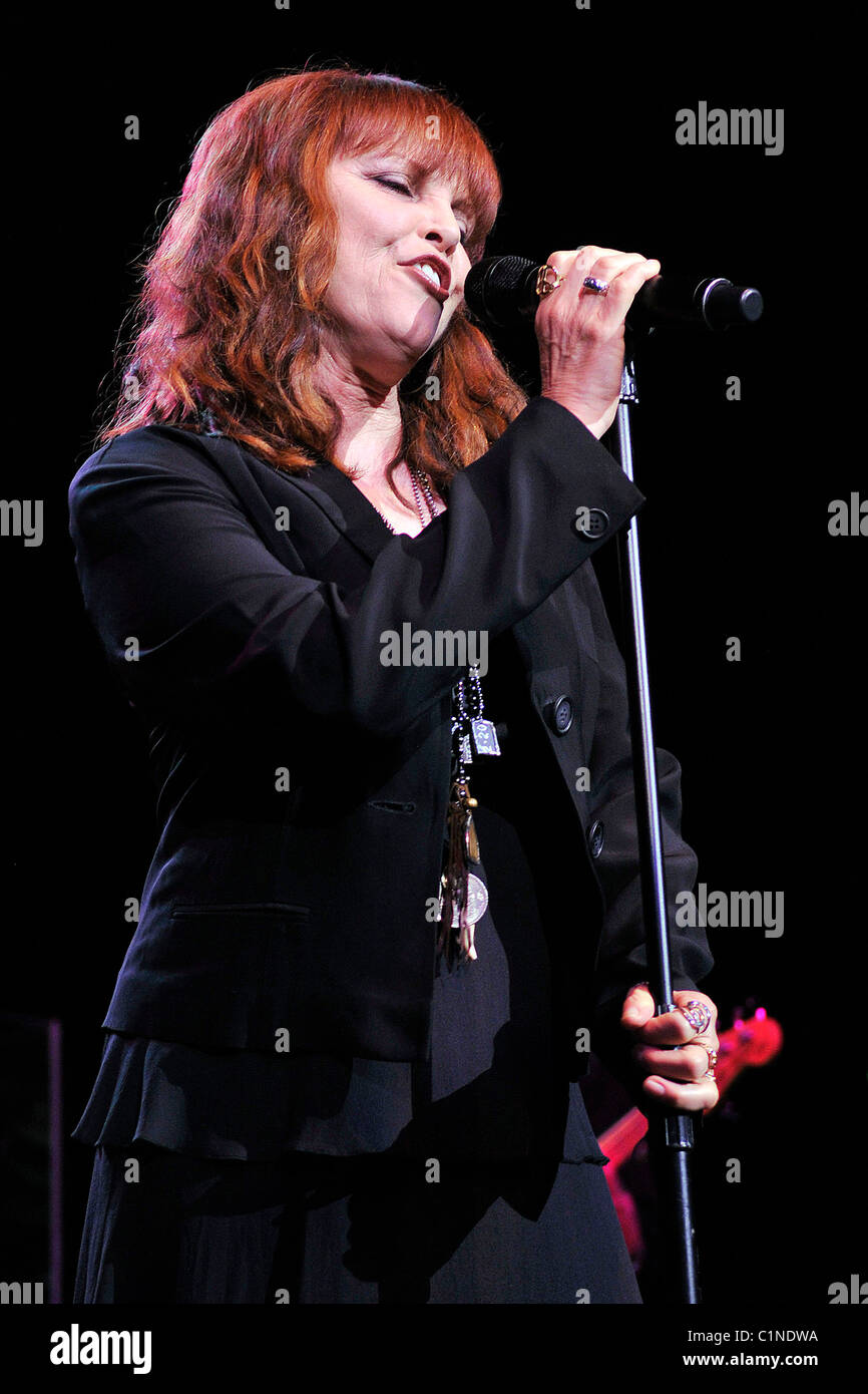 Pat Benatar performing in 'Hard Rock Live' concert at the Seminole Hard ...