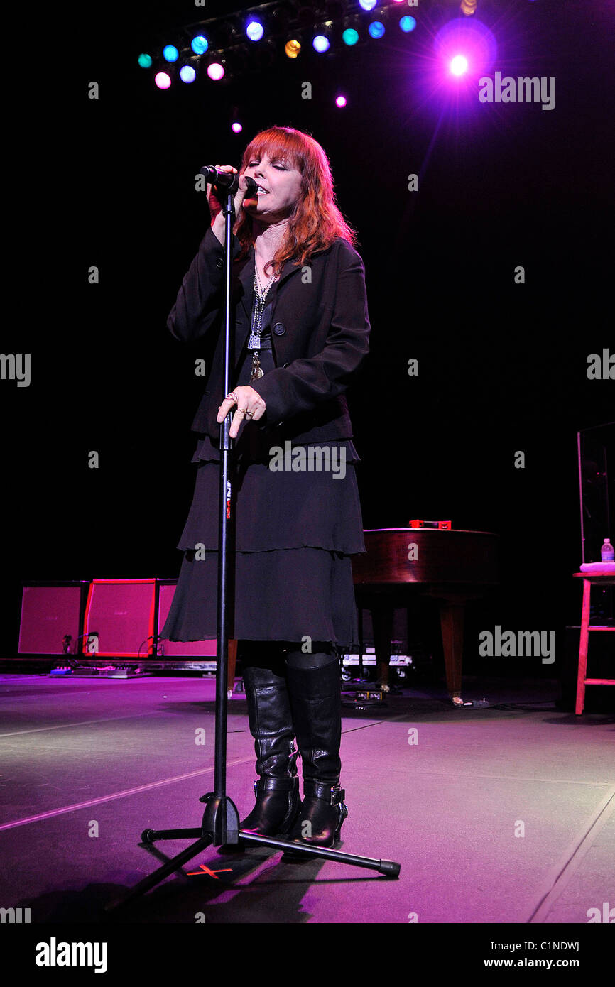 Pat Benatar performing in 'Hard Rock Live' concert at the Seminole Hard ...