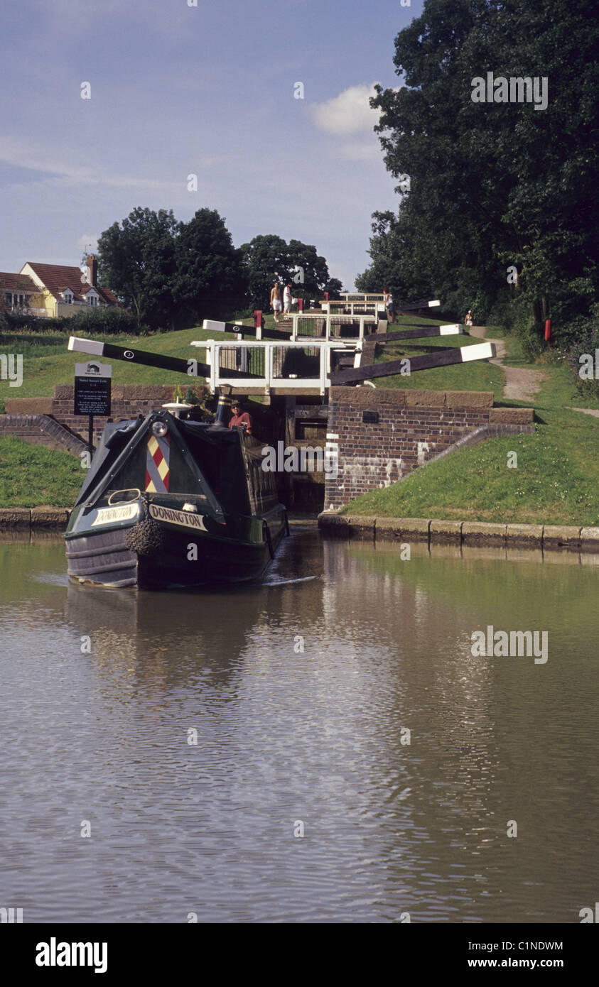 The Watford locks are formed by 17 steps on Grand Union Canal ...